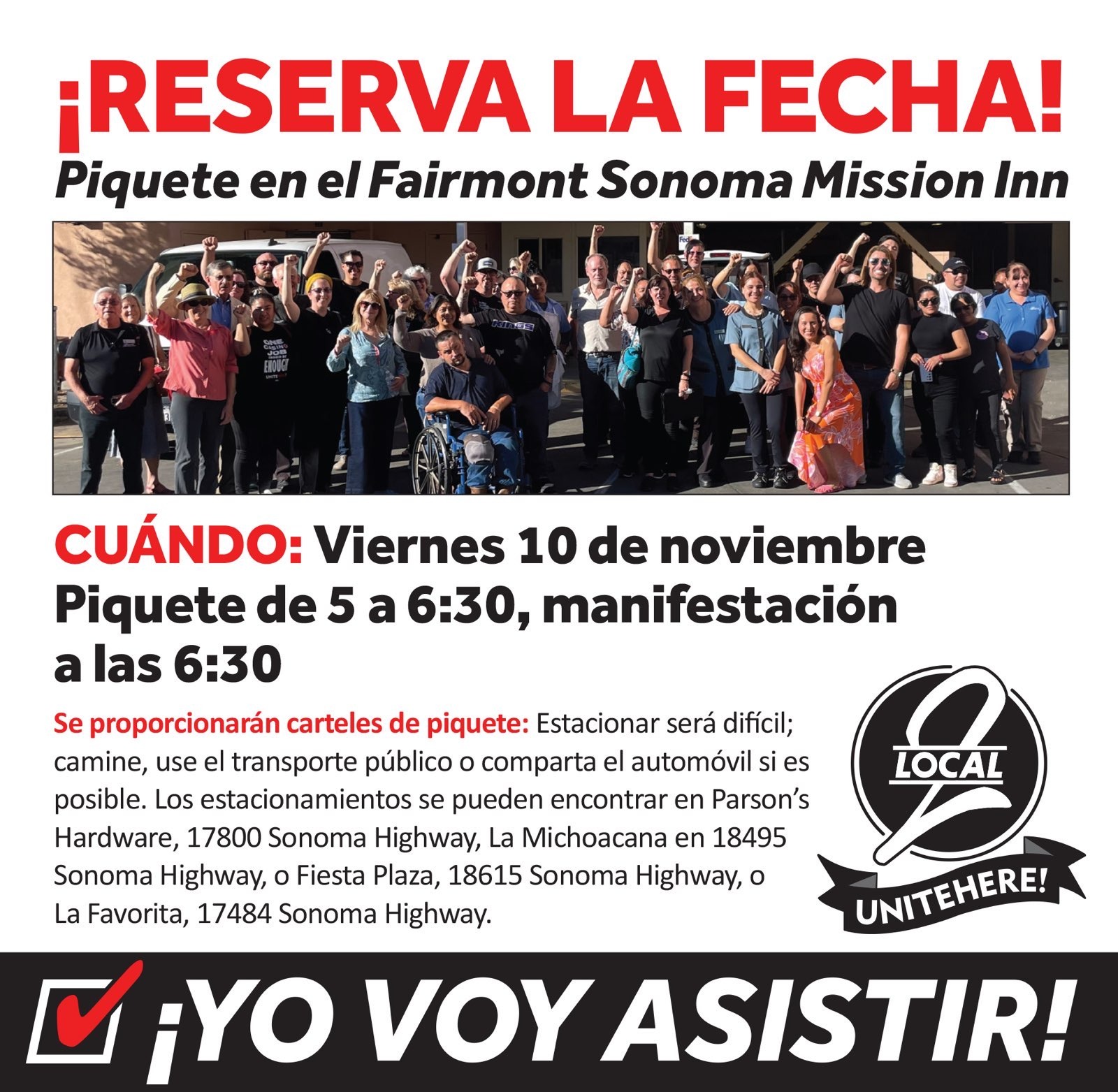 Picket at Fairmont Sonoma Mission Inn | NBLC